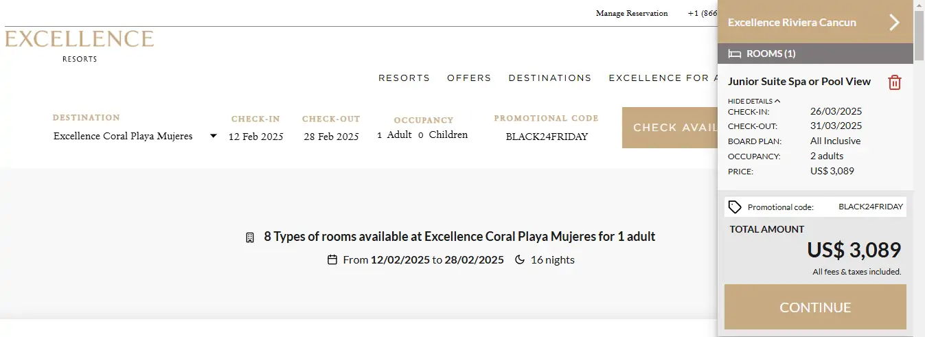 70% OFF Excellence Resorts Coupon Codes - June 2025 Promo Codes