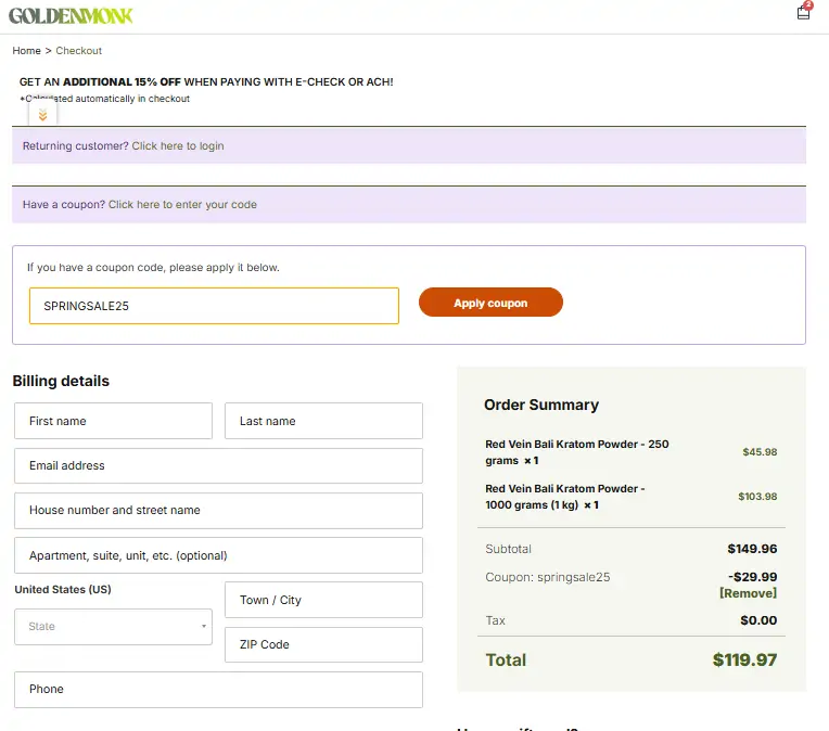 60% OFF Golden Monk Coupon Codes - July 2025 Promo Codes