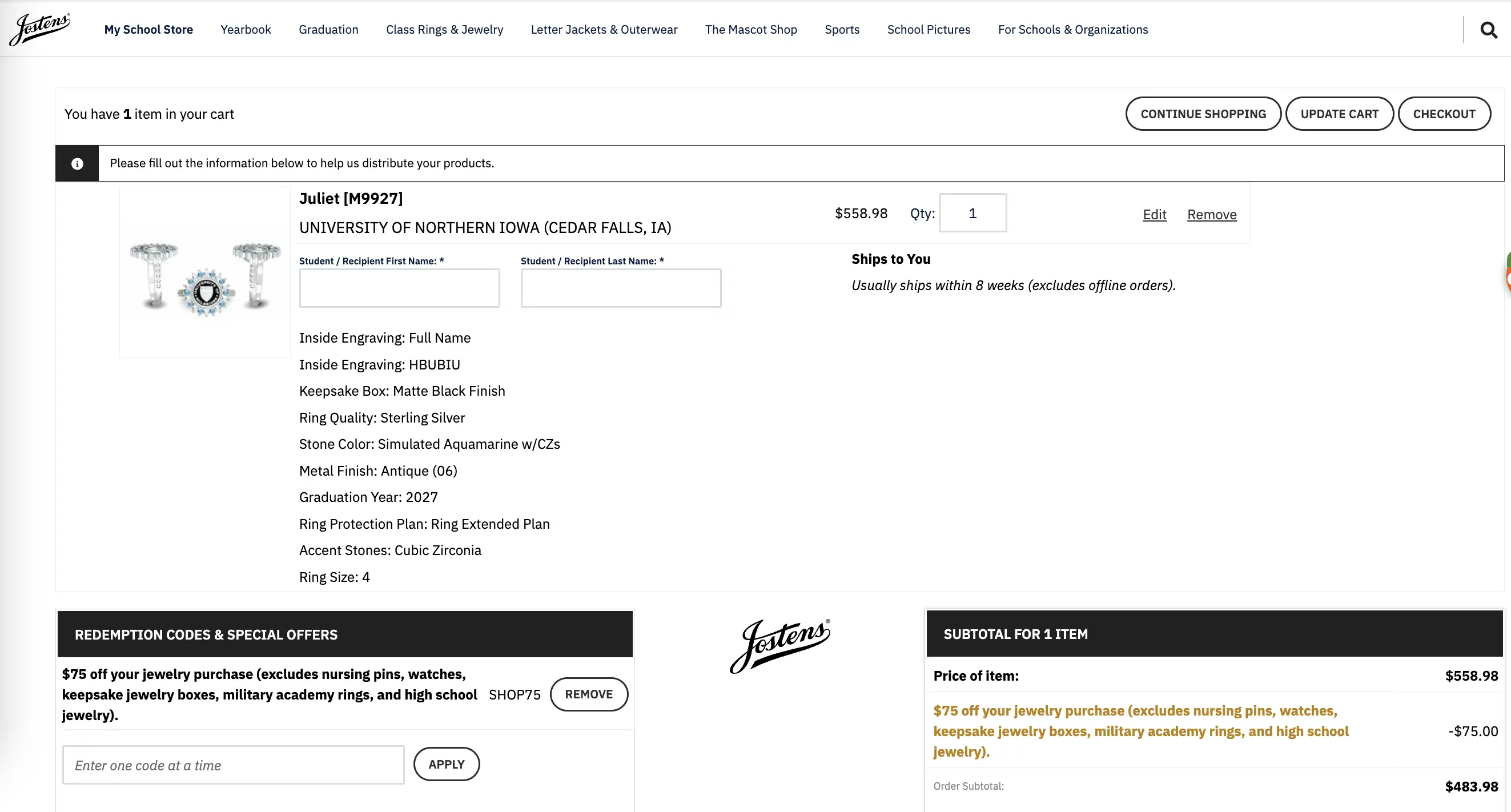 50% OFF Jostens Coupon Codes - June 2025 Promo Codes