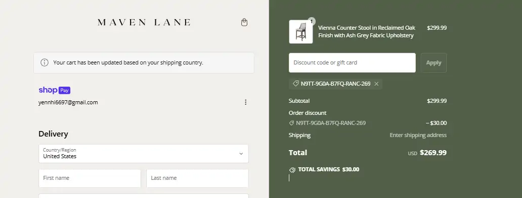 15% OFF Maven Lane Coupon Codes - August 2025 Promo Codes