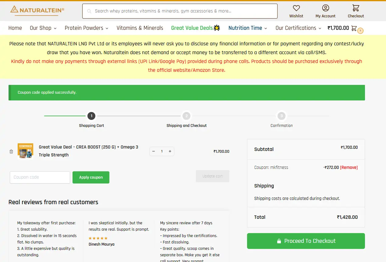 70% OFF Naturaltein Coupon Codes - June 2025 Promo Codes