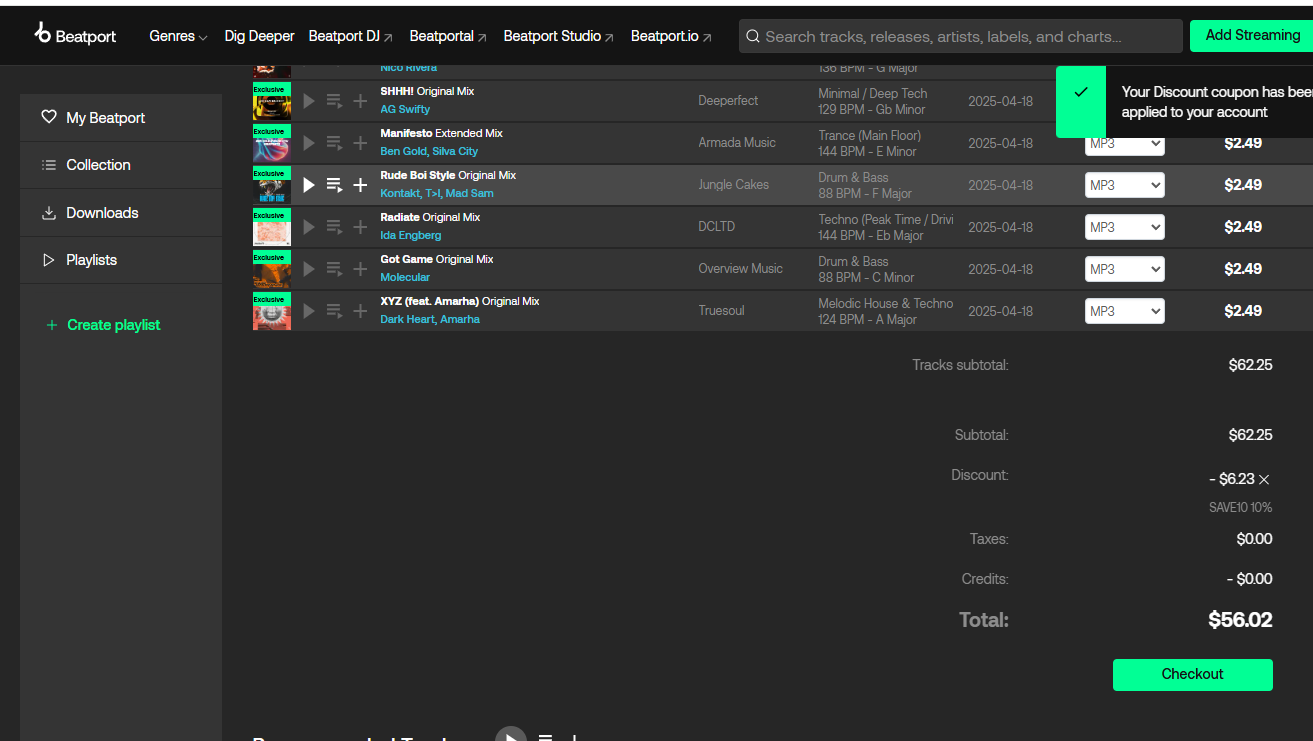 50% OFF Beatport Coupon Codes - August 2025 Promo Codes