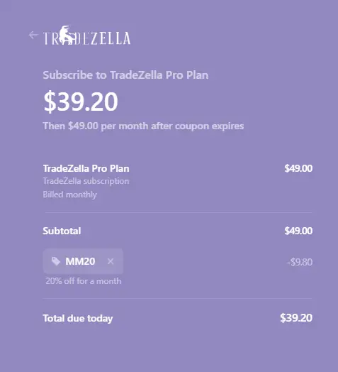 65% OFF Tradezella Coupon Codes - June 2025 Promo Codes