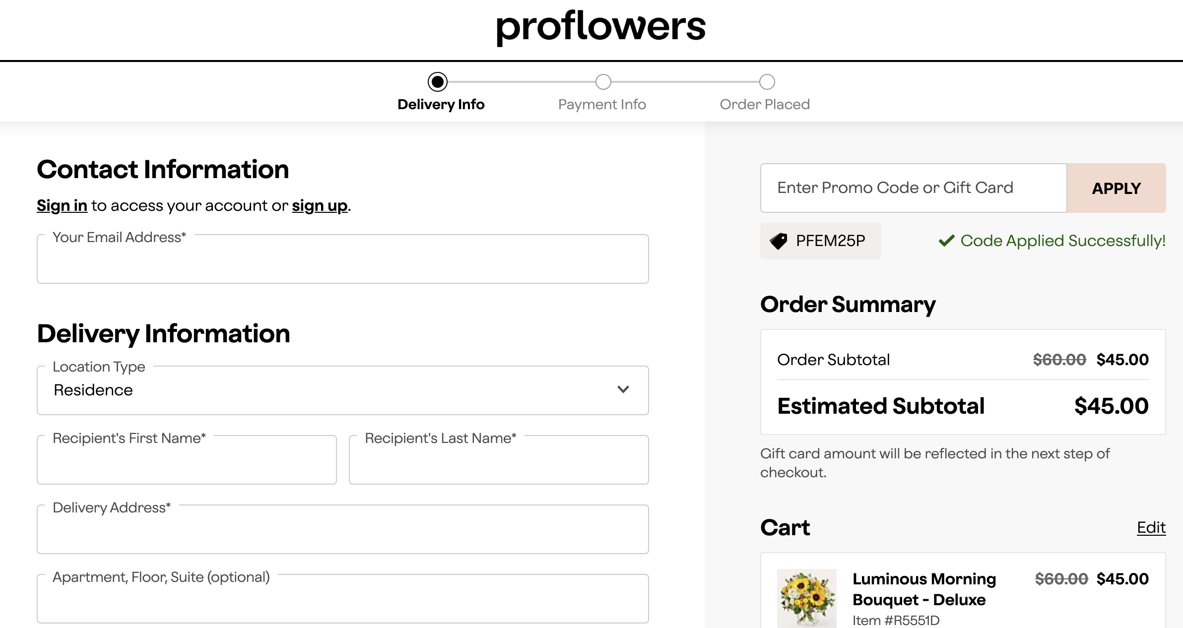 40% OFF ProFlowers Coupon Codes - April 2025 Promo Codes