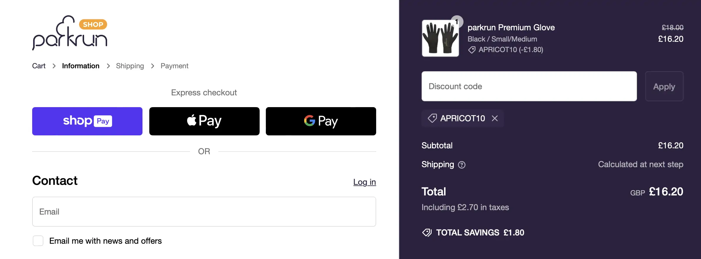 75% OFF parkrun Shop Coupon Codes - July 2025 Promo Codes